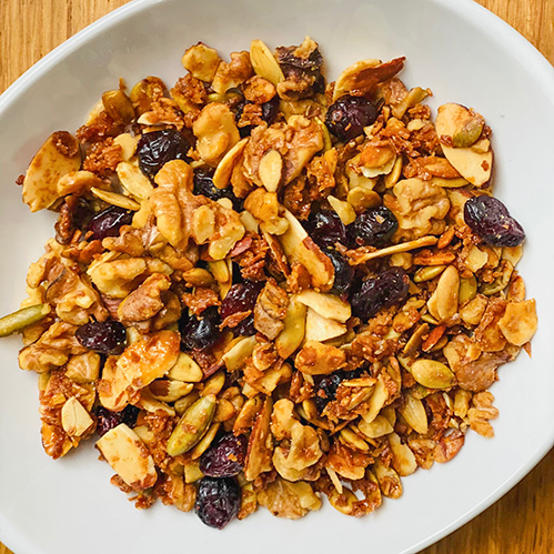 Wintery Berry Granola - Girl Friday Cooking Co.